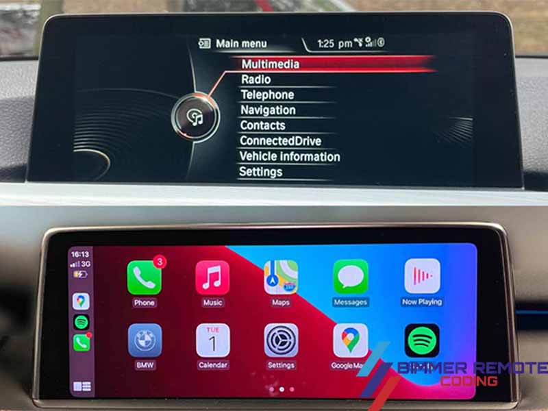 BMW NBTEvo iDrive 4 to iDrive 6 + Apple CarPlay Fullscreen – BIMMER-REMOTE.com
